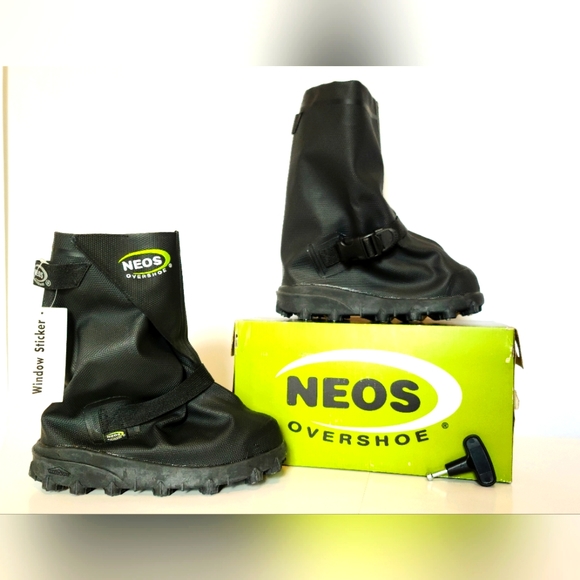 Neos | Shoes | Mens Womens Boots Shoe Black Size Small Rubber ...